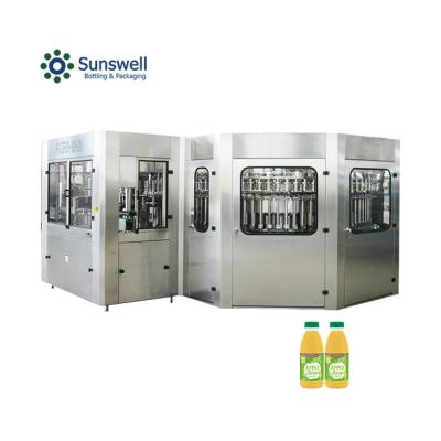 China Beverage Juice Filling Machine Electric Driven For 330 - 2250ml Bottle Volume for sale