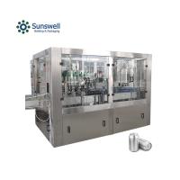 China Aluminum Empty Can Beverage Filling Machine 500ml Juice Cans Automatic 2000CPH for sale