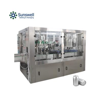 China Aluminum Empty Can Beverage Filling Machine 500ml Juice Cans Automatic 2000CPH for sale