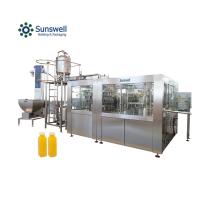 China 15000BPH 3-in-1 Juice Filling Machine 300ML Hot Beverage Bottling Line for sale