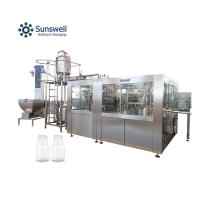 China Mango Juice Filling Machine Automatic Plastic Sealing Square Bottle 15000BPH for sale