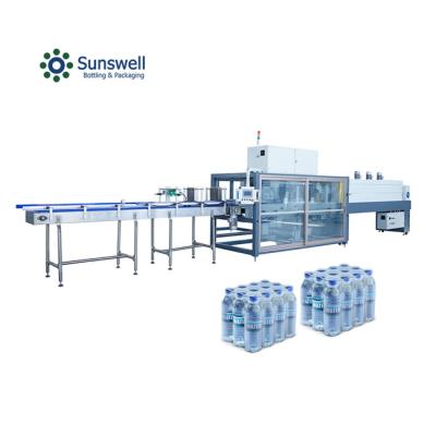 China MB-450A Automatic PE Film Shrink Wrap Machine for Plastic Bottles 45 Packs/Minute Capacity for sale