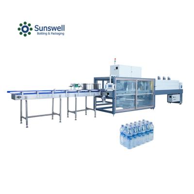 China MB-450A Heat Shrink Wrapping Machine for Glass Bottles - 45 Packs/Min Capacity with 600mm Conveyor Width for sale