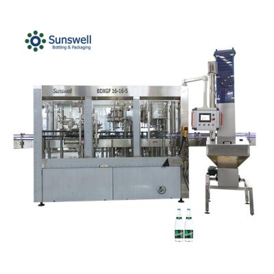 China Carbonated Soft Drink Filling Machine 3000 BPH Isobaric Filling Production Line for Glass Bottles for sale