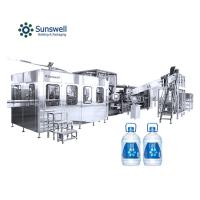 China Automatic 5 Gallon Water Filling Machine 3 in 1 Rinsing Filling Capping 304 Stainless Steel 100-2000 BPH for sale