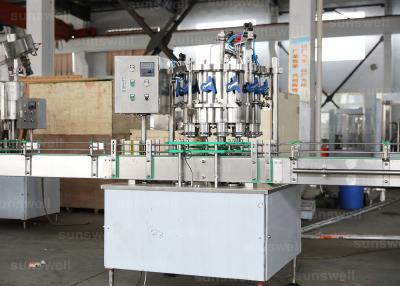 China YDGF18-6 Aluminum Can Filling Machine with 18 Heads, 6000 Cans/Hour Capacity for Carbonated Beverages for sale
