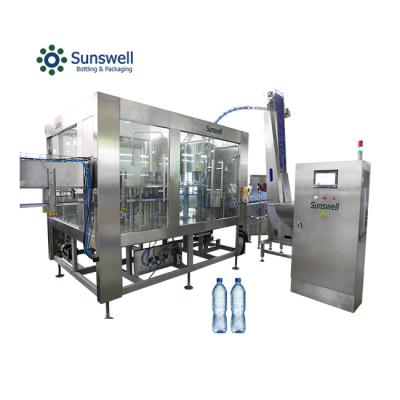 China High Accuracy Mineral Water Bottle Filling Machine 2000-24000 BPH PET Bottle Filling Line for sale