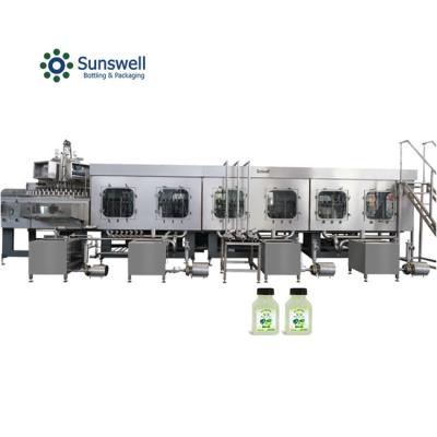 China High Accuracy Juice Filling Machine 2000ml Peristaltic Pump Filler Sealer 2500BPH for sale