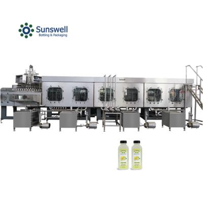 China High Speed Juice Filling Machine Monoblock 20000BPH Rinser Filler Capper for PET Bottles for sale