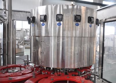 China PLC Controlled Hot Filling Machine 3000-24000 BPH for Juice and Beverage Production Line with 380V Power for sale