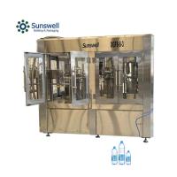China Rotary Type Spring Water Rinsing Bottling Capping Monoblock Production Line Machine for sale