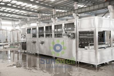 China Stainless Steel 5 Gallon Water Filling Machine 2000-3000 BPH 3-in-1 Jar Production Line for sale