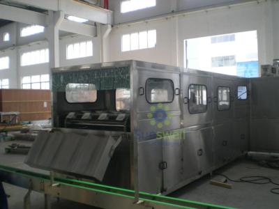 China Stainless Steel 5 Gallon Water Filling Machine 300BPH 3-in-1 Rinsing Filling Capping for sale