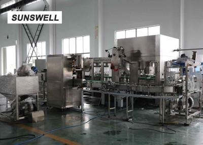 China Capacity 2000bph HDPE Bottle Filling Machine For Tea Drinks And Fruit Juice for sale