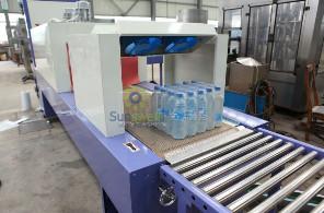 China High Speed Shrink Packaging Equipment PE Film Beverage Wrapping Machinery 380V 19kW for sale
