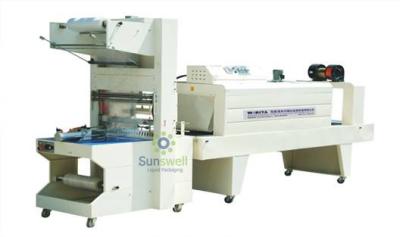 China High Efficiency PE Film Automatic Shrink Wrapping Machine 380V 18 Packs Per Minute for sale