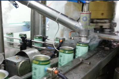 China Aseptic Liquid Nitrogen Dosing Machine NJ600 with 350 Cans/Min Speed and 4-6.9 Bar Pressure for PET Bottle Preservation for sale