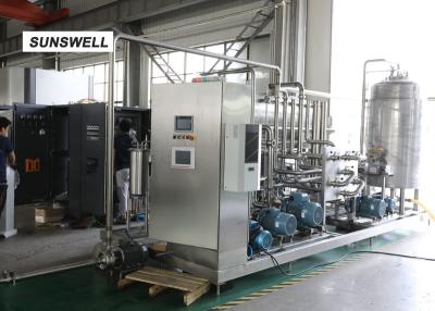 China Automatic Carbonated Filling Machine with Mass Flow Mixer 25000 L/hr Precision ≤2% for sale