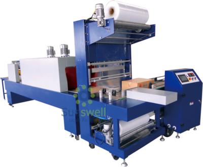 China Semi-Auto Shrink Packaging Equipment 20KW 380V with 8-15 Packets/Min Speed for Bottle Wrapping for sale