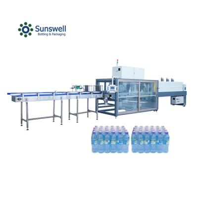China MB-450A PE Film Shrink Wrap Machine for Glass Bottles - 45 Packs/Min Capacity, 600mm Conveyor Width for sale