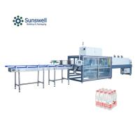 China MB-450A Automatic Shrink Wrapping Machine for Glass & PET Bottles - 45 Packs/Min Capacity, 10500mm Length for sale