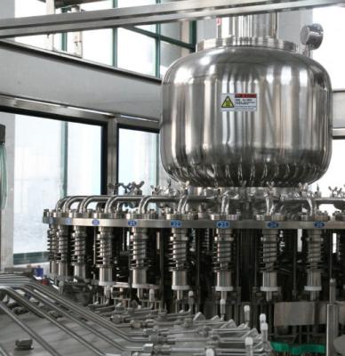 China RXGF Tea Filling Machine 1000-22000BPH Stainless Steel Hot Water Bottling Equipment with 5.5kW Power for sale