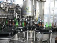China Sunswell Full Automatic Beer Filling Machine 3550×1200×1800mm with 18-60 Heads for Glass Bottles for sale