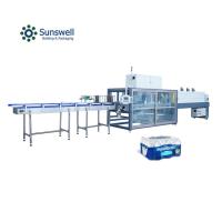 China MB-450A Automatic PE Film Shrink Wrapping Machine 45 Packs Per Minute for PET Bottles for sale