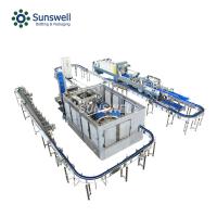 China Sunswell BZXGF PLC Controlled Piston Filling Machine for Oil 150W 50-2000ml for sale