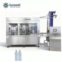 China Automatic Water Bottling Line PET Bottle 3 in 1 Filling Machine for sale
