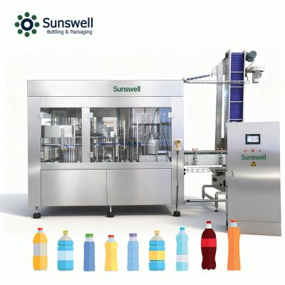 China 3 in 1 Automatic Water Bottle Filling Machine 2000-24000 BPH SUS304 for sale