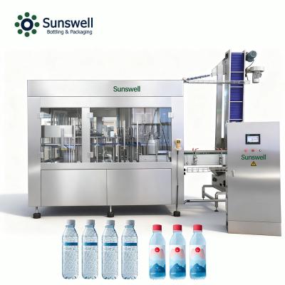 China 3 in 1 Automatic Water Filling Machine 2000-24000 BPH SUS304 Bottle Filler for sale