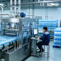 China 3 in 1 Automatic Water Bottling Filling Machine 2000-24000 BPH Beverage Production Line for sale
