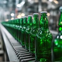 China 3-in-1 Integrated Automatic Glass Bottle Beer Filling Machine for sale