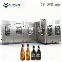 China Automatic Glass Bottle Beer Filling Machine 3-in-1 Rinser Filler Capper 3000-20000 BPH for sale