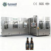 China Automatic 3-in-1 Glass Bottle Beer Filling Machine 3000-20000 BPH for sale