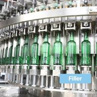 China Automatic Glass Bottle Beer 3-in-1 Bottling Machine Washing Filling Sealing Integrated Equipment for sale
