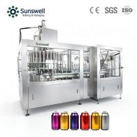China High Speed 18000CPH 200ml Soda Can Filling Canning Line for sale