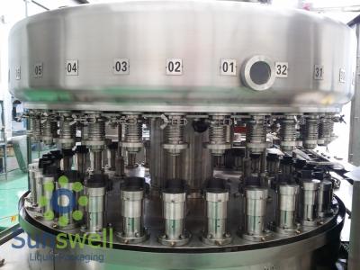 China Automatic Aluminum Can Filling Machine YDGF12-6 with 12 Filling Heads and 3000 Cans/Hour Capacity for sale