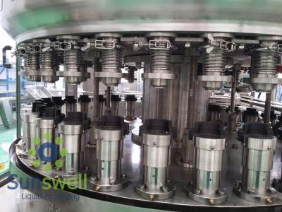China Automatic Aluminum Can Filling Machine 12-Head System for Beverage Production 3000 Cans/Hour Capacity for sale