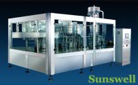 China Stainless Steel Tea Filling Machine Semi-Automatic Liquid Filling Line 3000-18000 bph Capacity 5-12 kW Motor for sale