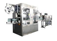 China 2 Heads Shrink Sleeve Bottle Labeling Machine With Steam Generator Shrink Tunnel for sale