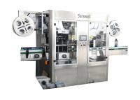 China Automatic Double Head PVC Sleeve Labeling Shrink Machine 150BPM 2.5KW for sale