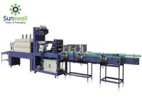 China Semi Auto Plastic Shrink Wrap Machine Beverage Wine Water Food Daily Care Packaging for sale