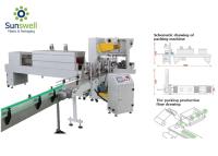 China MB-20 Automatic Stretch Film Wrapping Machine 35KW 18 Packs/Min For Bottles Cans for sale