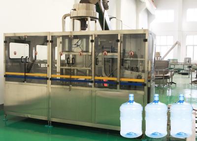 China 13KW 5 Gallon Water Bottle Filling Machine with Barrel Rinser for Pure Water 1200 BPH for sale