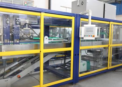 China Automatic PE Film Stretch Heat Shrinkable Bottling Wrapper Packing Machine 20kW 380V for sale