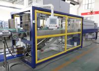 China Liquid Bottle Cardboard Tray Shrink Packaging Equipment For Beverage Line for sale