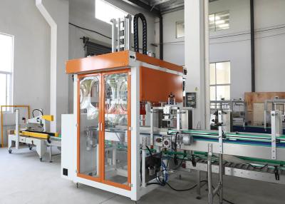 China Intelligent Carton Wrap Around Packer Case Packer Bottle Packaging 380V 3KW for sale