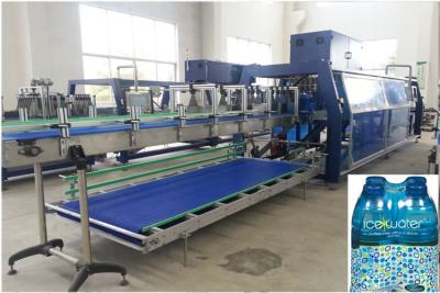 China Automatic PE Film Heat Shrink Wrapper for Glass and PET Bottles 10 Packs/min 380V for sale